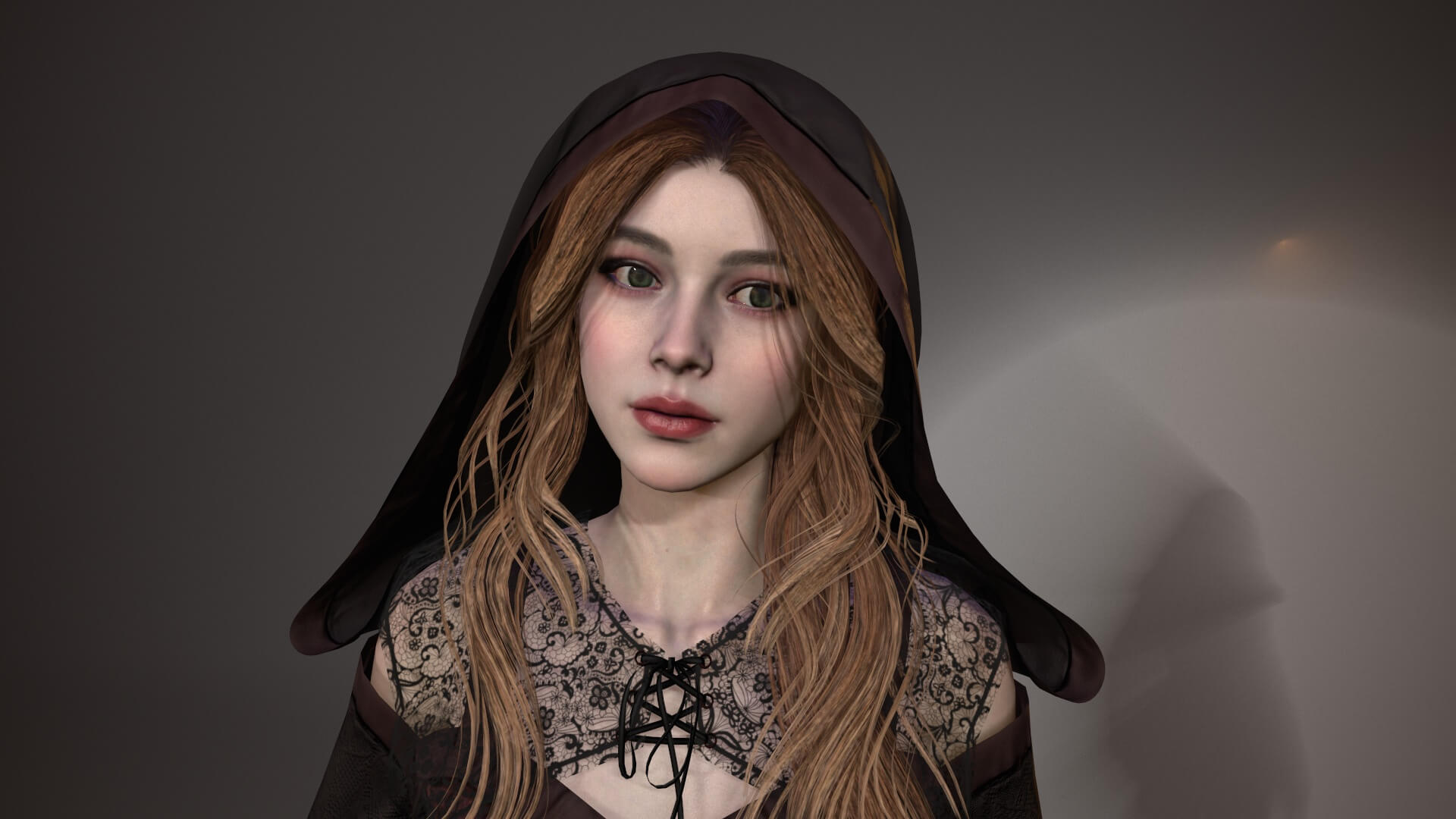 Fantasy Lady - 3D Model by Emi Elve