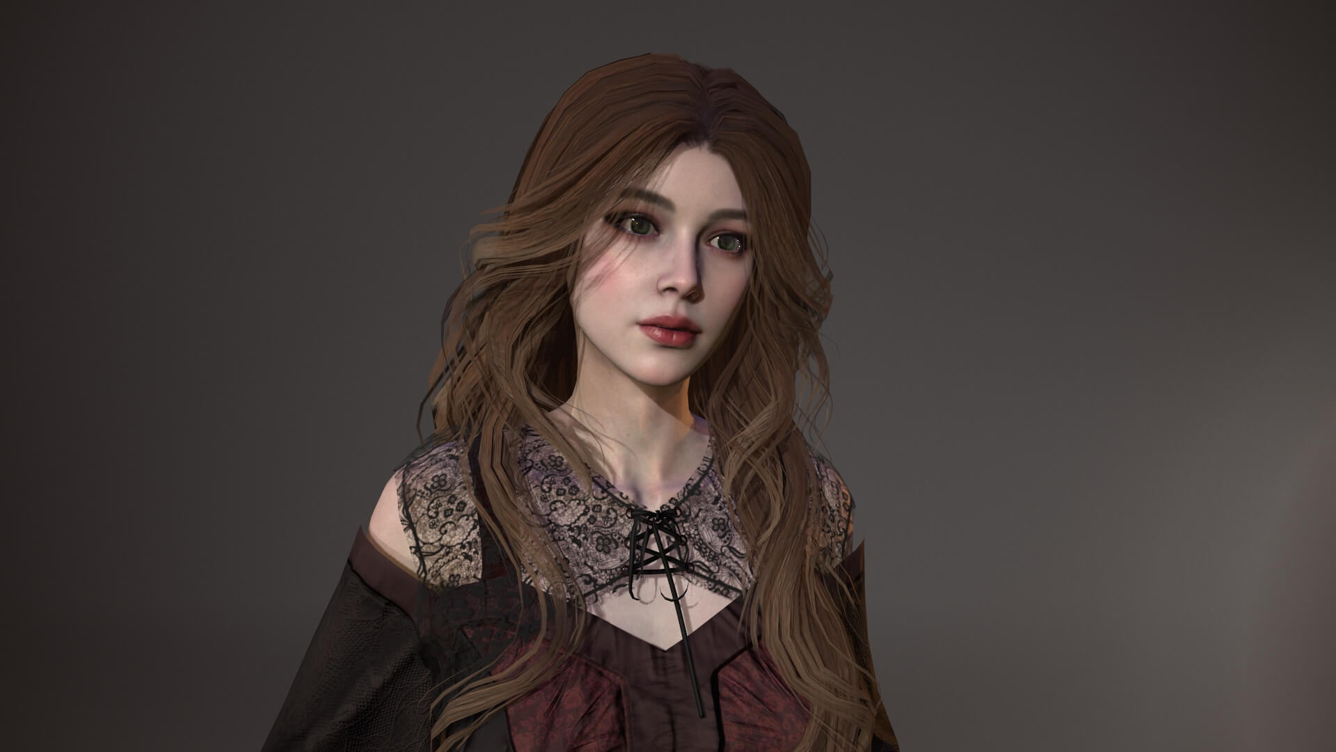 Fantasy Lady - 3D Model by Emi Elve