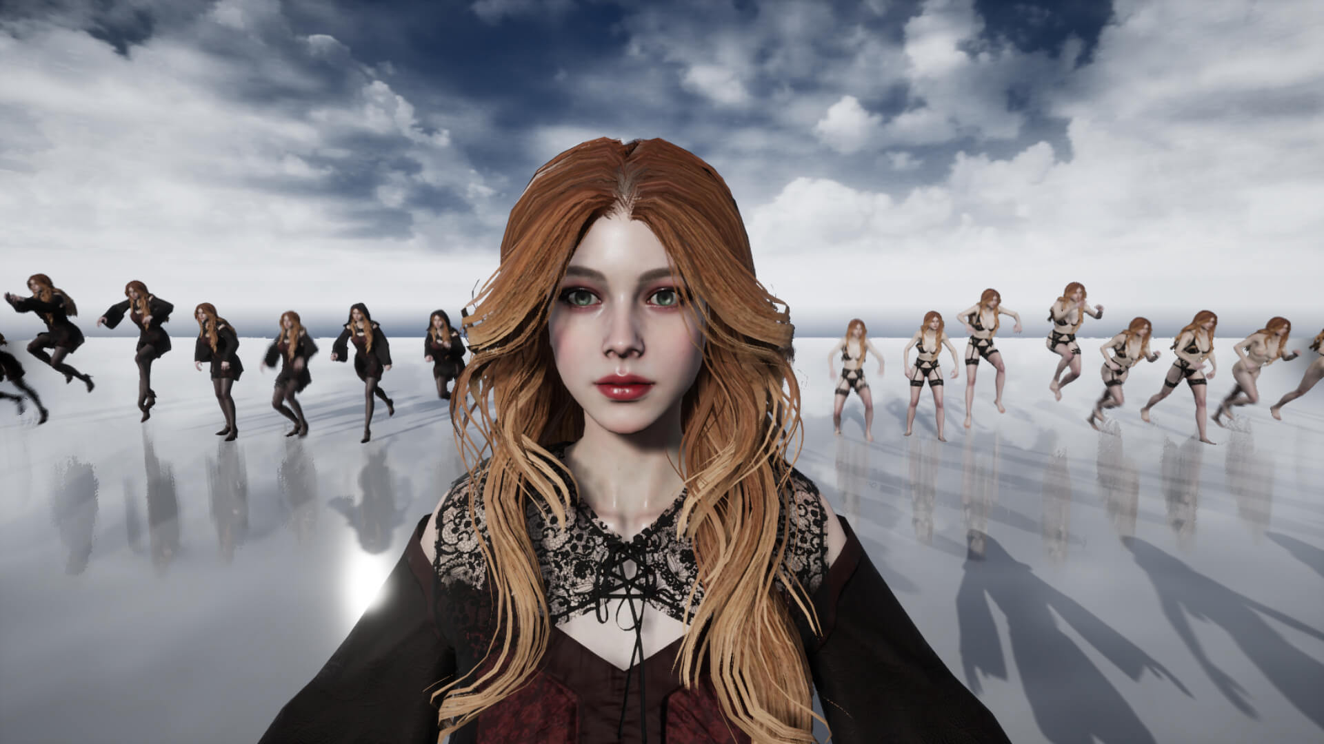 Fantasy Lady - 3D Model by Emi Elve