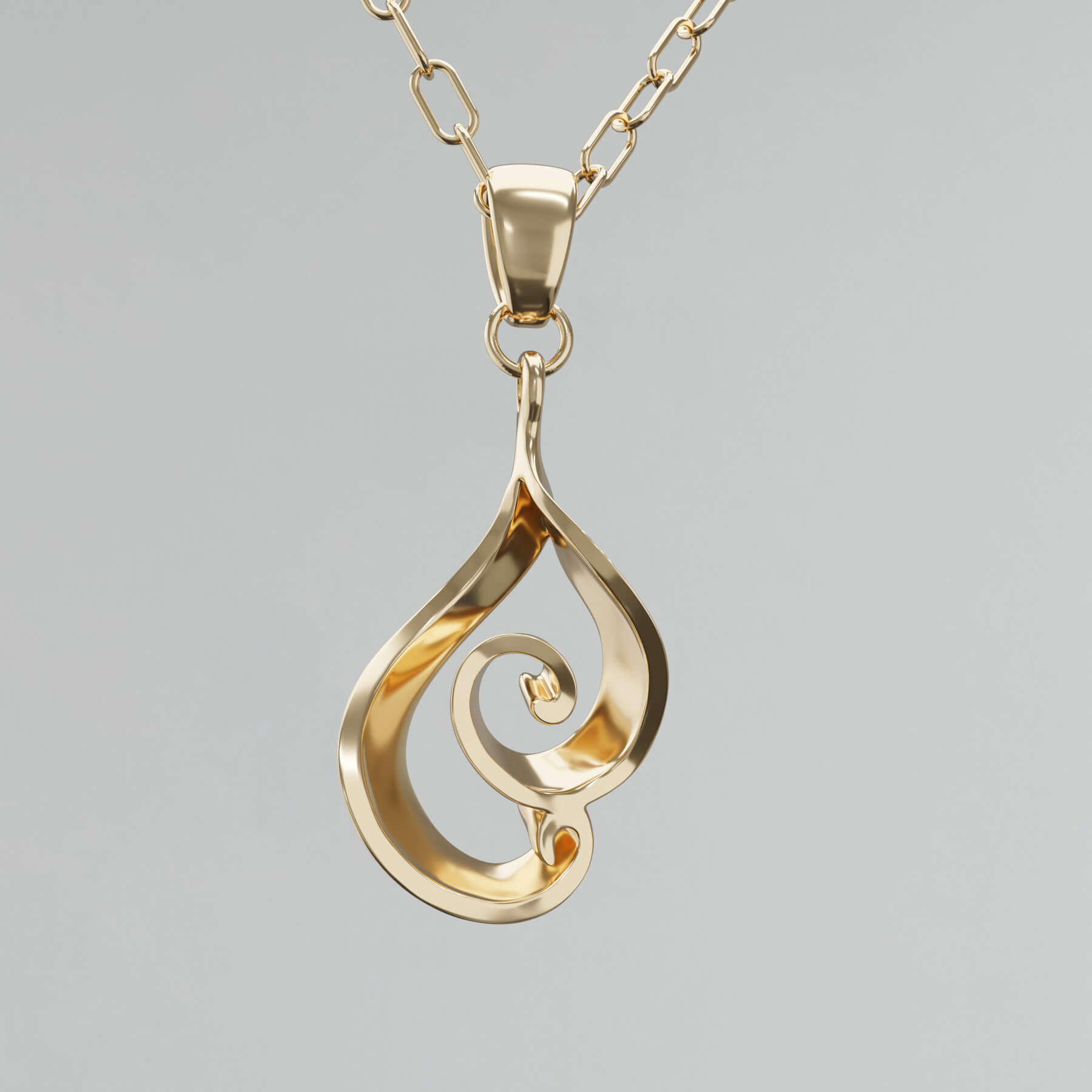 Earring Form 55 - 3D Model by Emir20