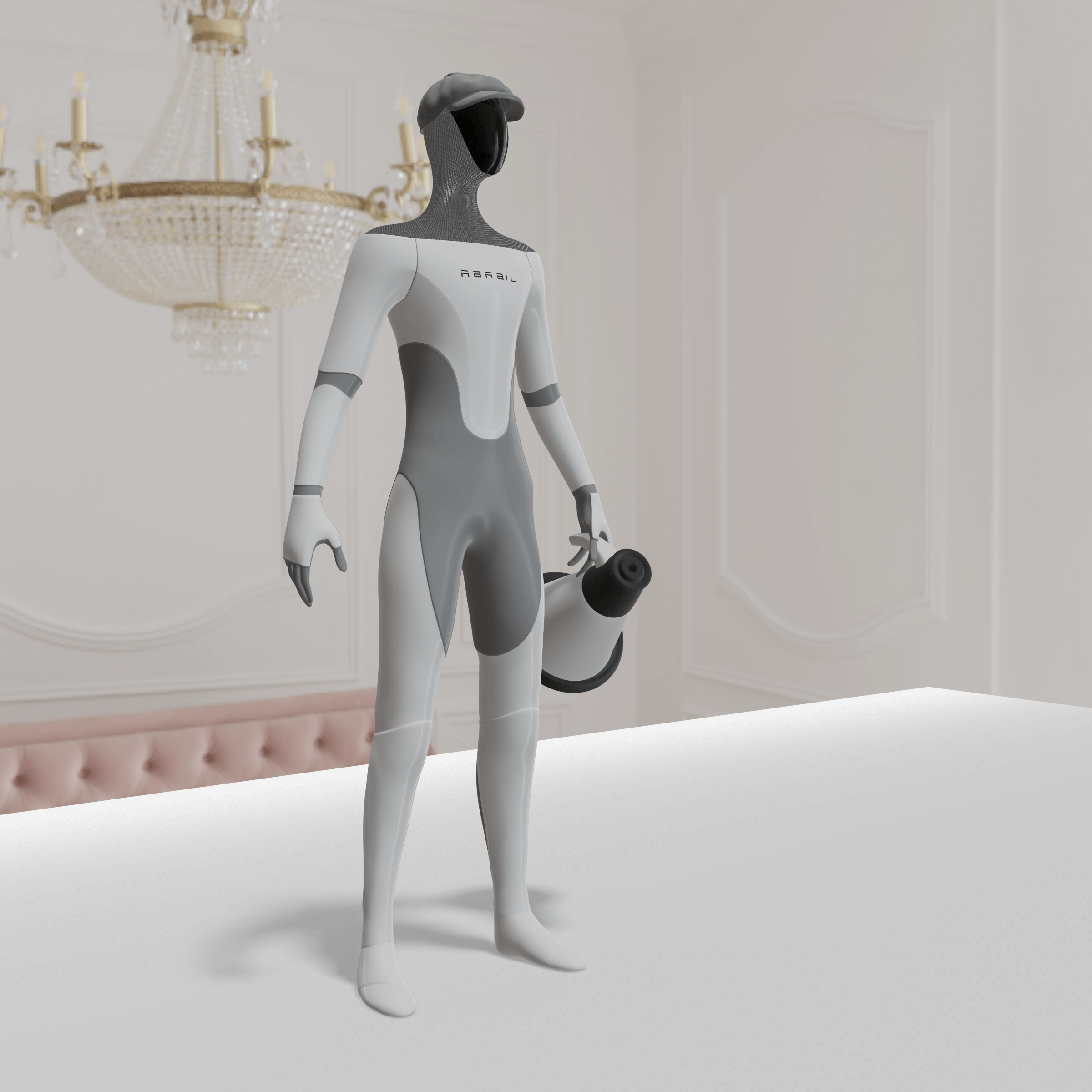 robot tesla bot 3D Render, Digital Art by Emir20