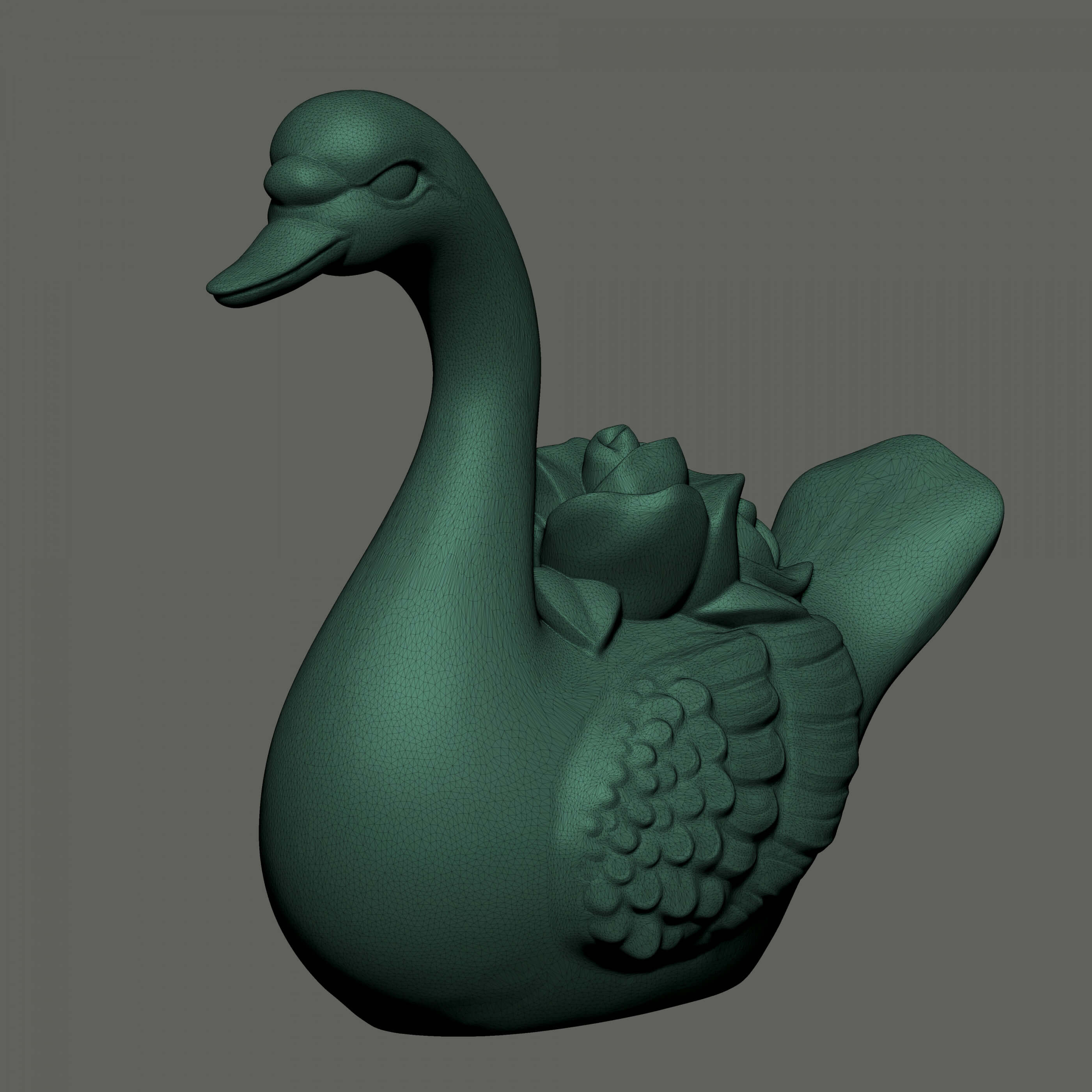 Swan Swan Bird - 3D Model by Emir20