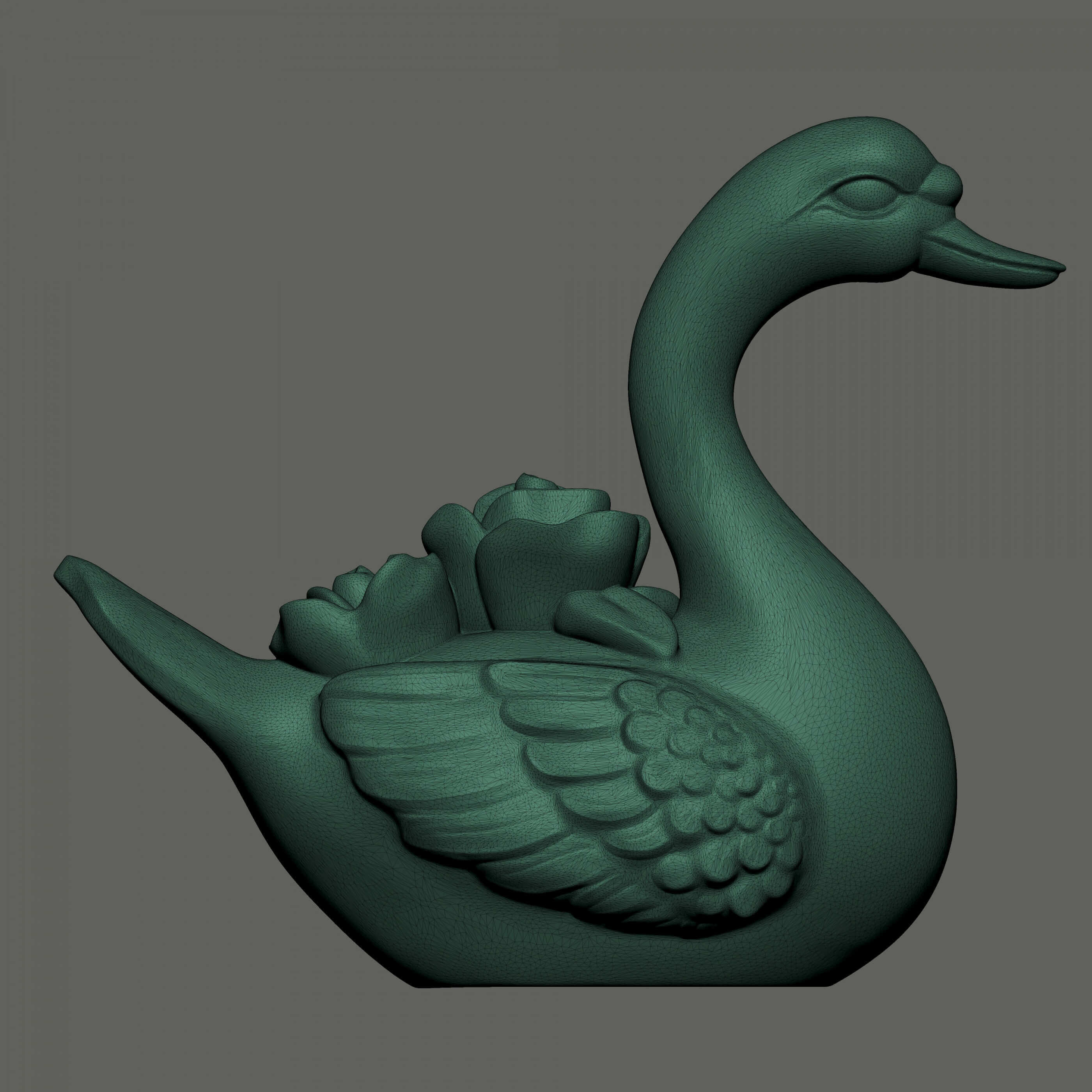 Swan Swan Bird - 3D Model by Emir20