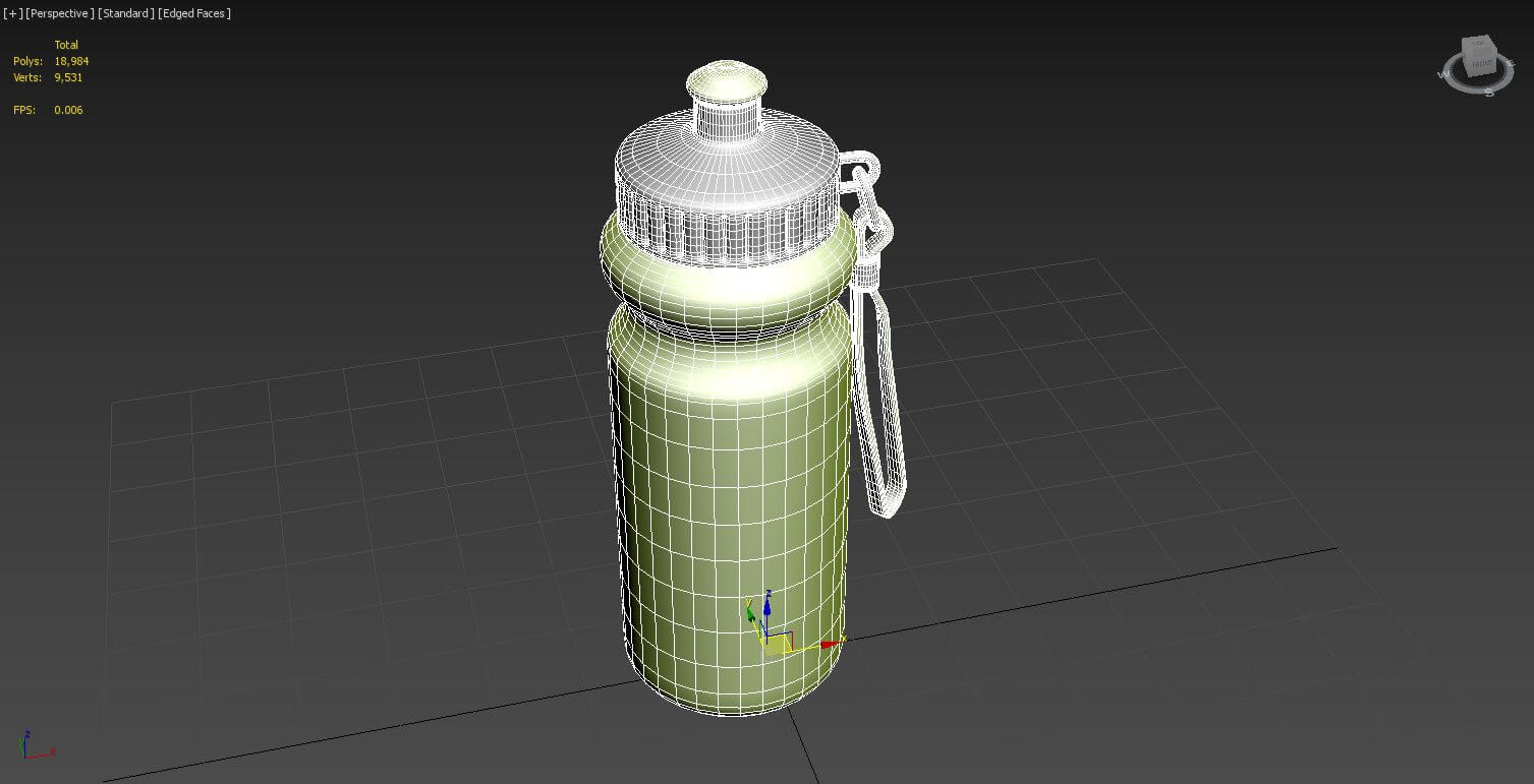 ABC Water Bottle - 3D Model by enamulroni