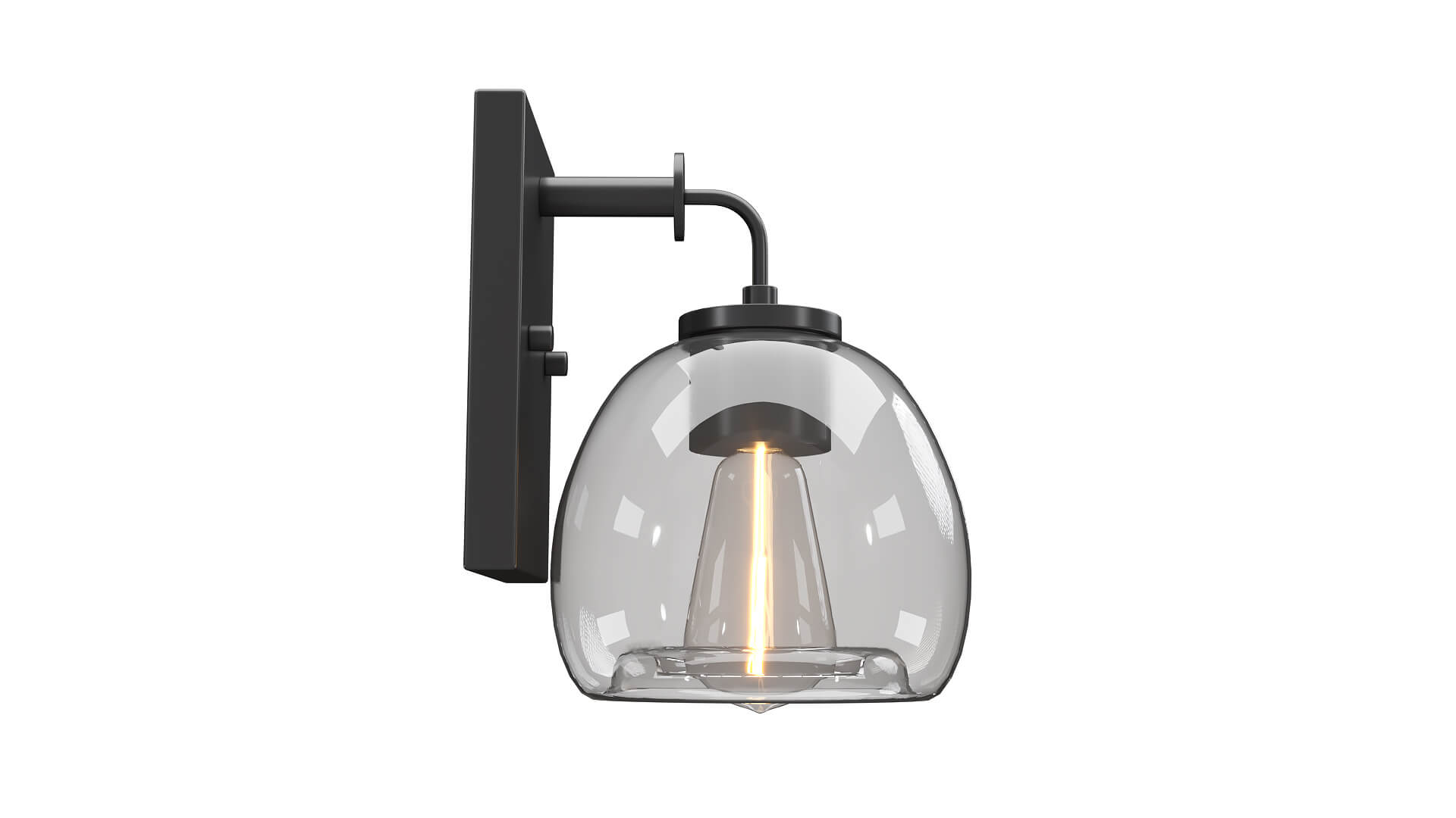 Caisson 1-Light Bathroom Vanity Wall Light 3D Model by enamulroni