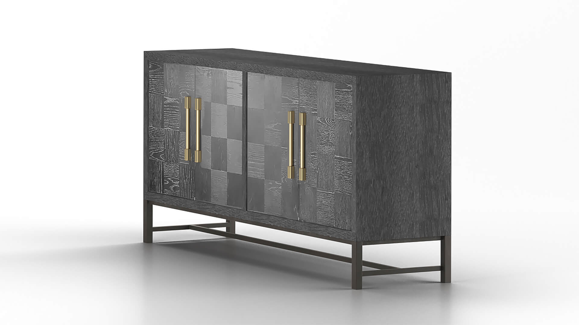 Clauss Industrial Loft Sideboard - 3D Model by enamulroni