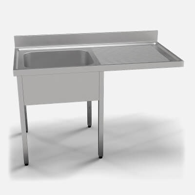 Commercial Restaurant SS Kitchen Sink - 3D Model by enamulroni