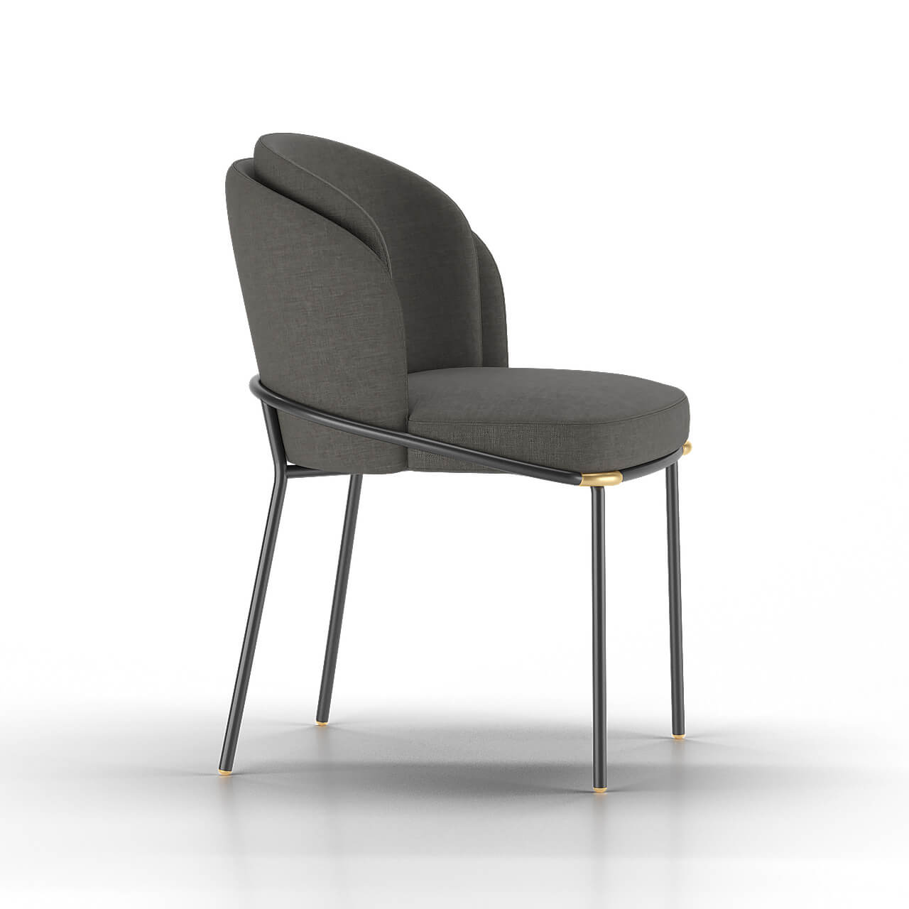 Fil Noir Dining Chair - 3D Model by enamulroni