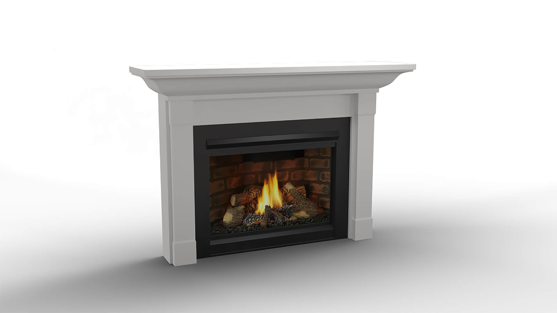 Heatilator Novus Gas Fireplace - 3D Model by enamulroni