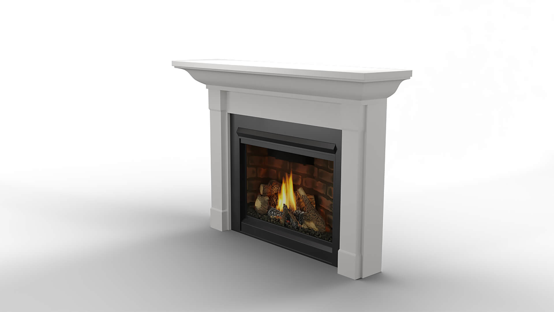 Heatilator Novus Gas Fireplace - 3D Model by enamulroni