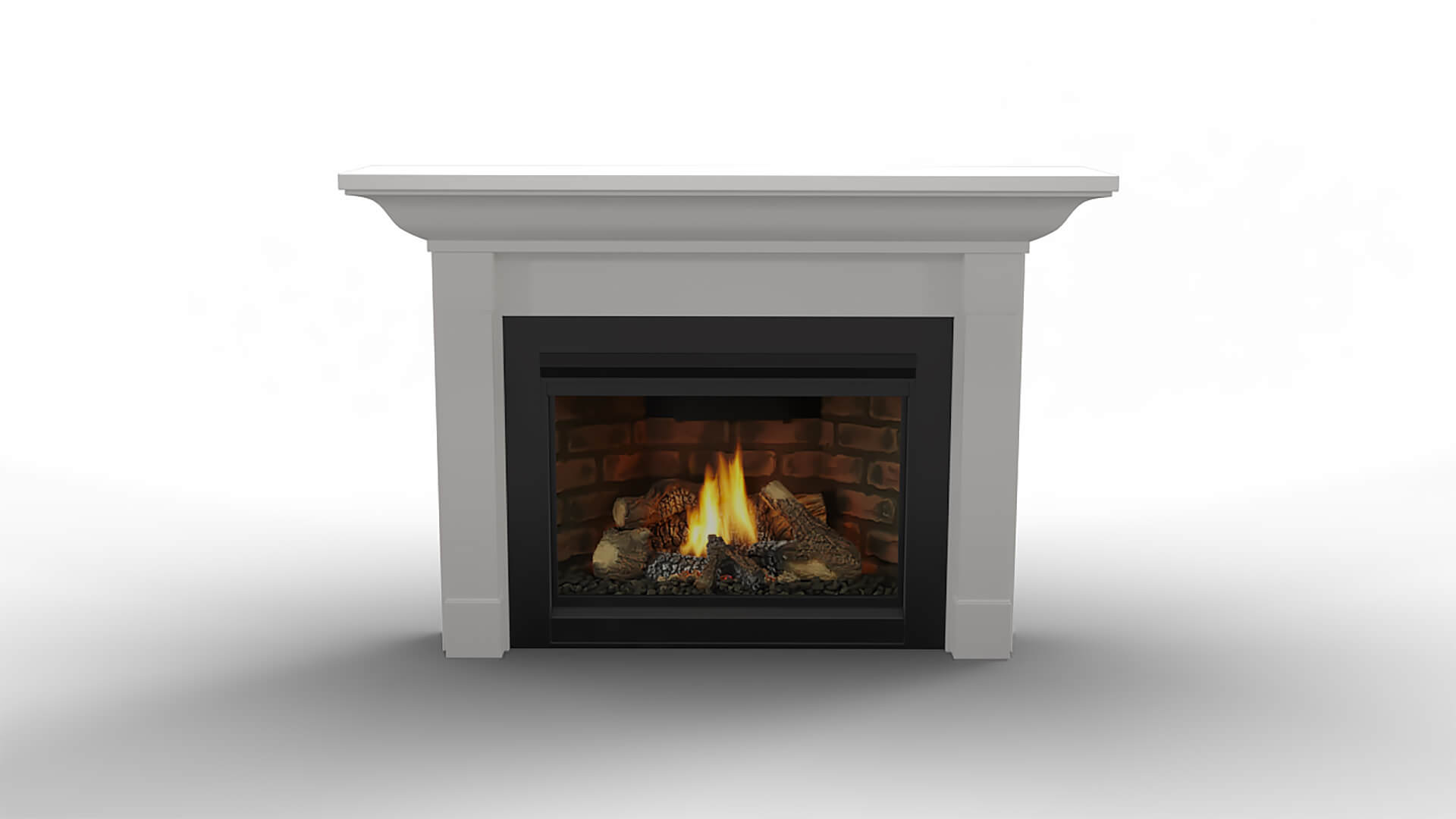 Heatilator Novus Gas Fireplace - 3D Model by enamulroni