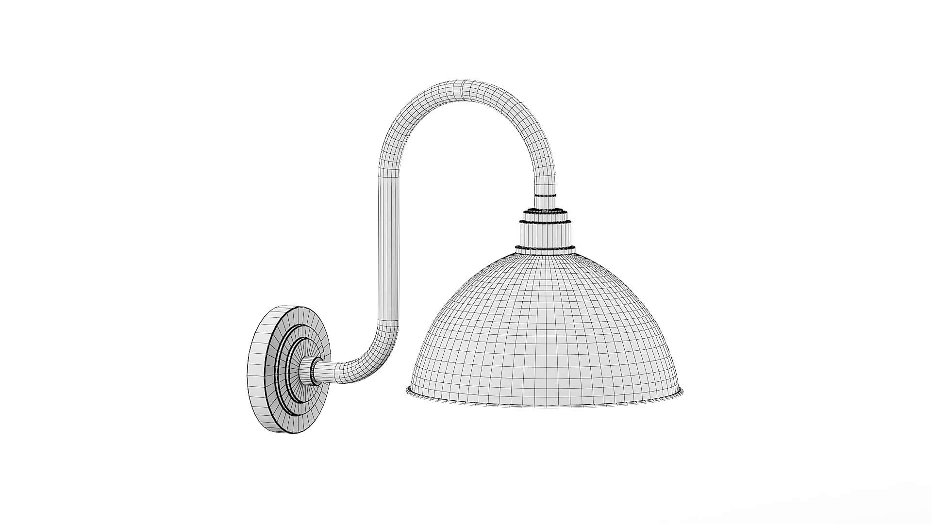 Hinkley Foundry Dome LED Outdoor Barn Light - 3D Model by enamulroni