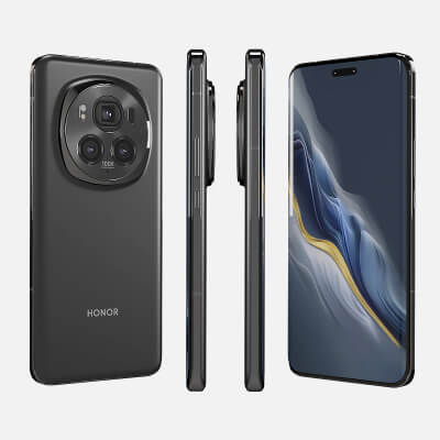 Honor Magic 6 Pro Black - 3D Model by enamulroni