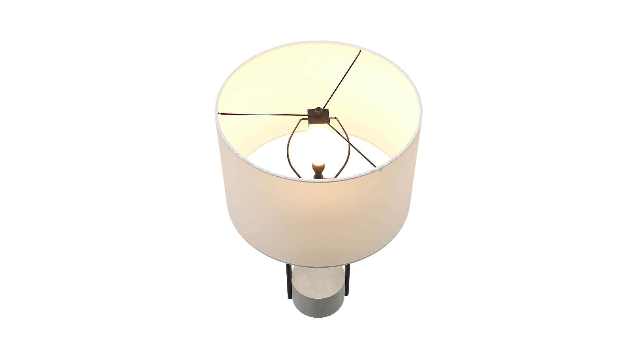Industrial Outline Table Lamp - 3D Model by enamulroni