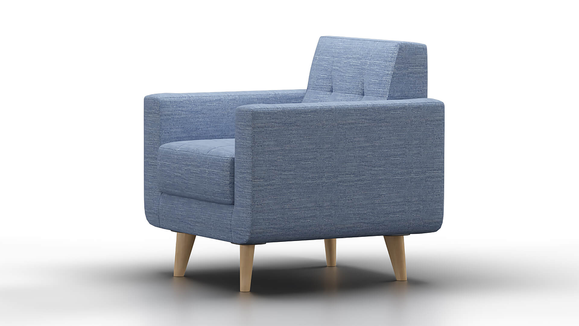 Modern Accent Arm Lounge Chair - 3D Model by enamulroni