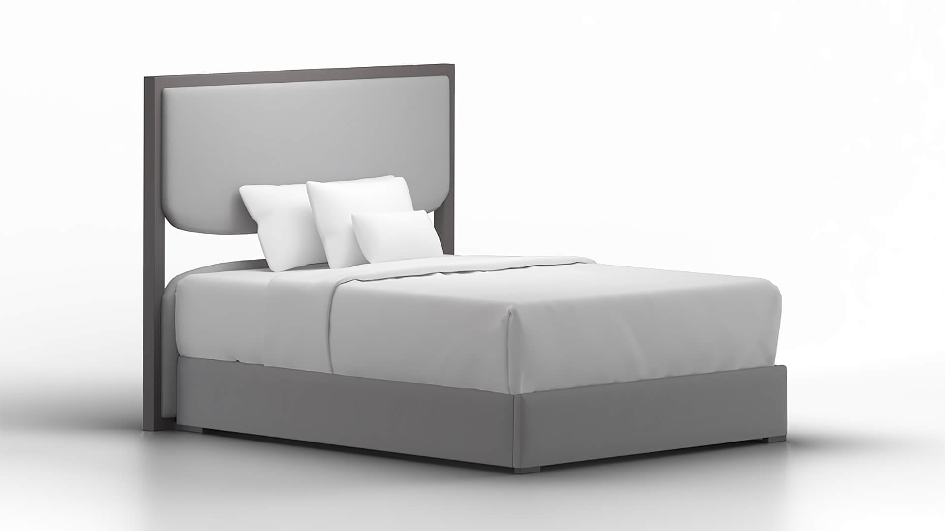 Modern Custom Bed V1 - 3D Model by enamulroni