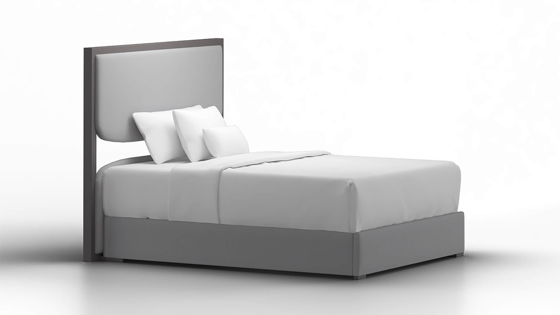 Modern Custom Bed V1 - 3D Model by enamulroni