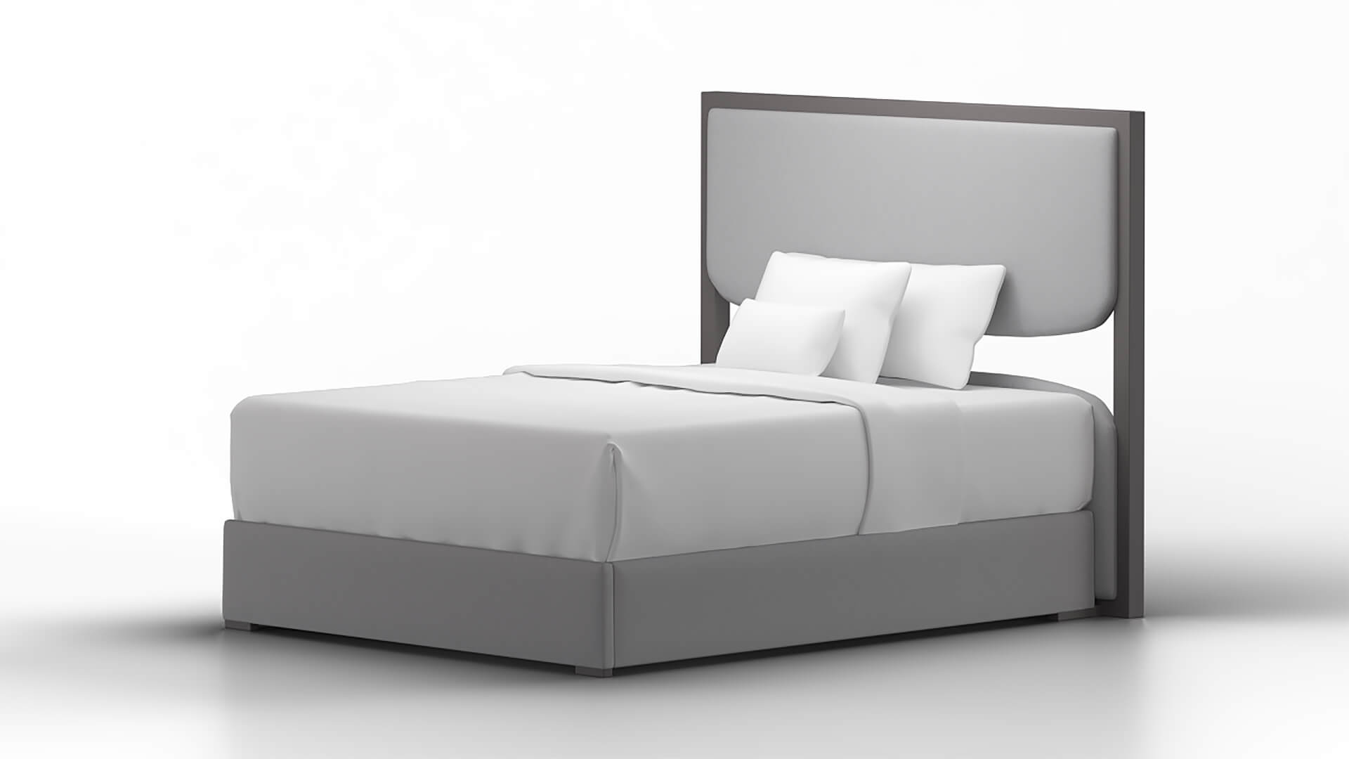 Modern Custom Bed V1 - 3D Model by enamulroni