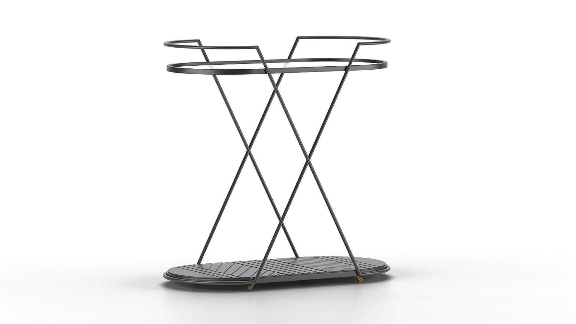 Nakoa Bar Cart - 3D Model by enamulroni