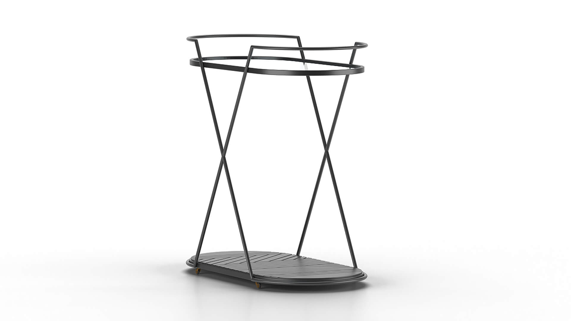 Nakoa Bar Cart - 3D Model by enamulroni