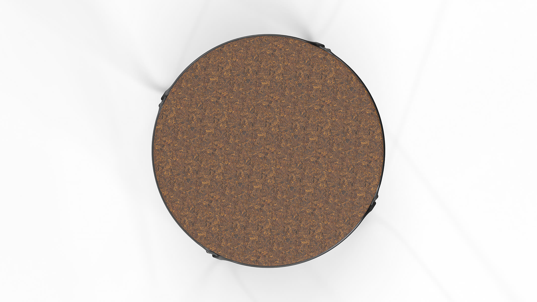 Smoked Cork Prop Stool - 3D Model by enamulroni