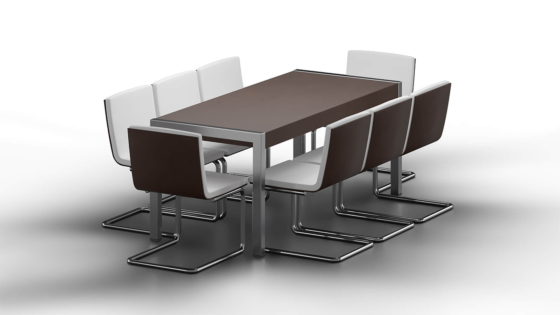 Table and Chair Tonon Synergy 933 - 3D Model by enamulroni