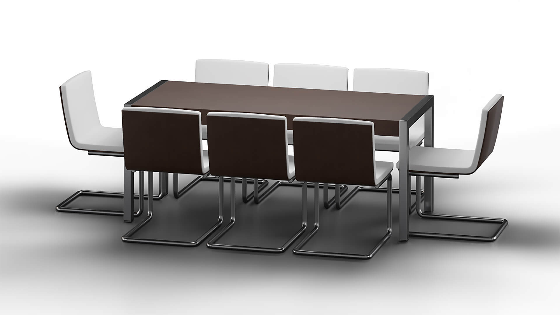 Table and Chair Tonon Synergy 933 - 3D Model by enamulroni