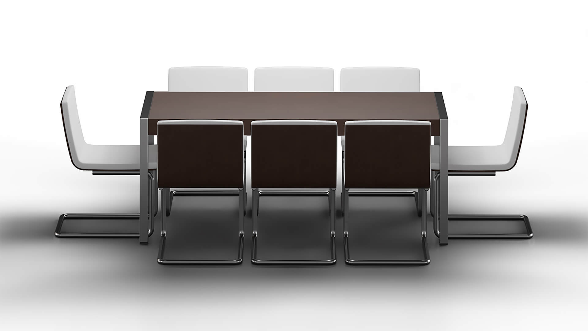 Table and Chair Tonon Synergy 933 - 3D Model by enamulroni