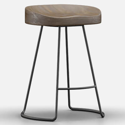 Tractor Stool - 3D Model by enamulroni