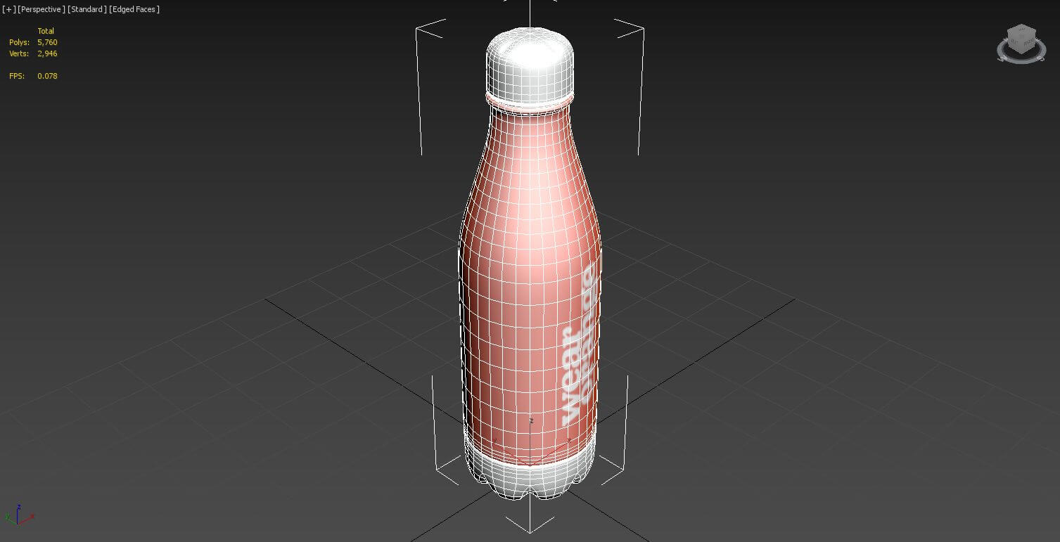 Wear Orange Water Bottle - 3D Model by enamulroni