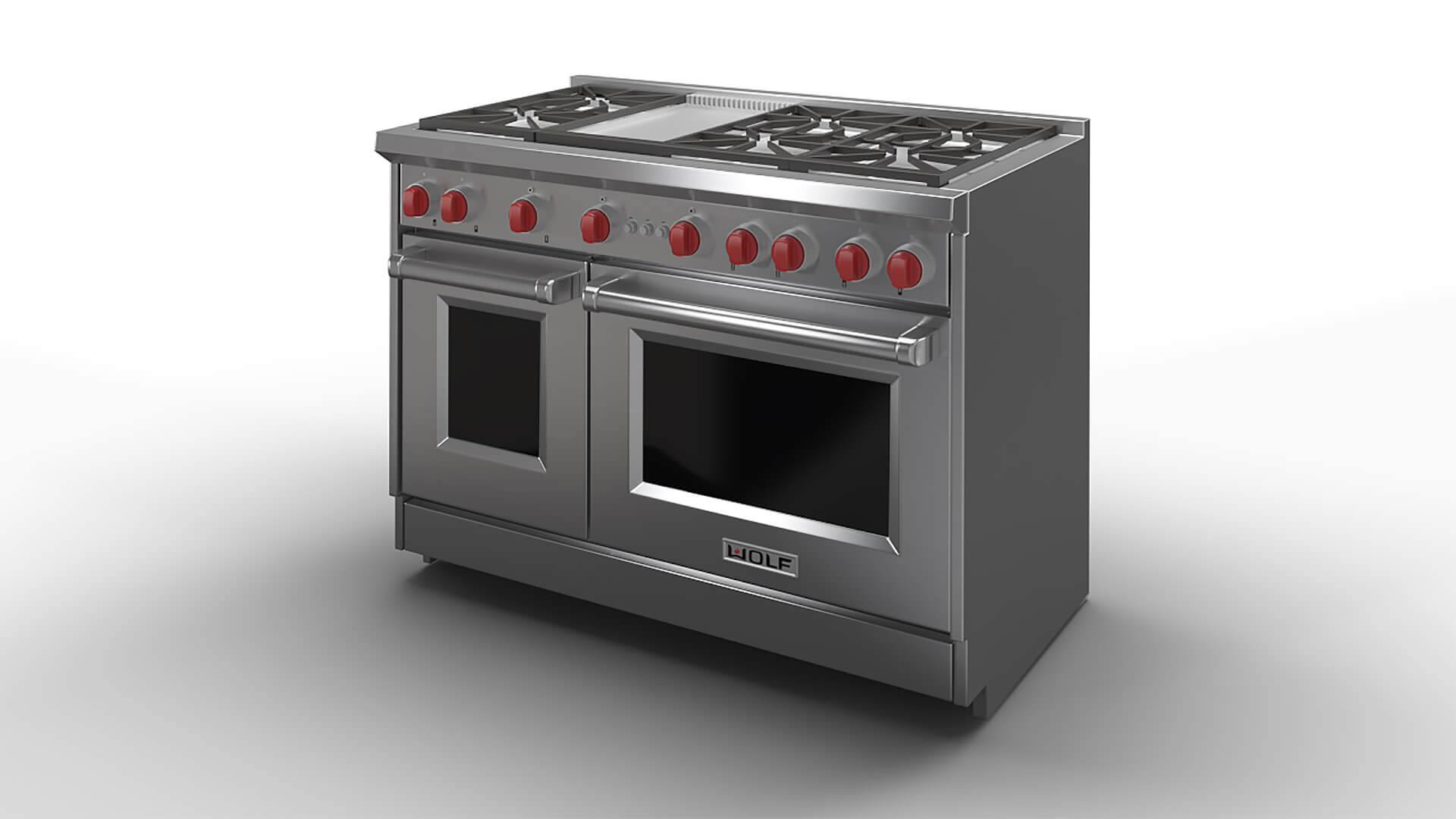 Wolf Gas Range Gr486G - 3D Model by enamulroni