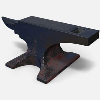 European Anvil - 3D Model by Endryu Niklov