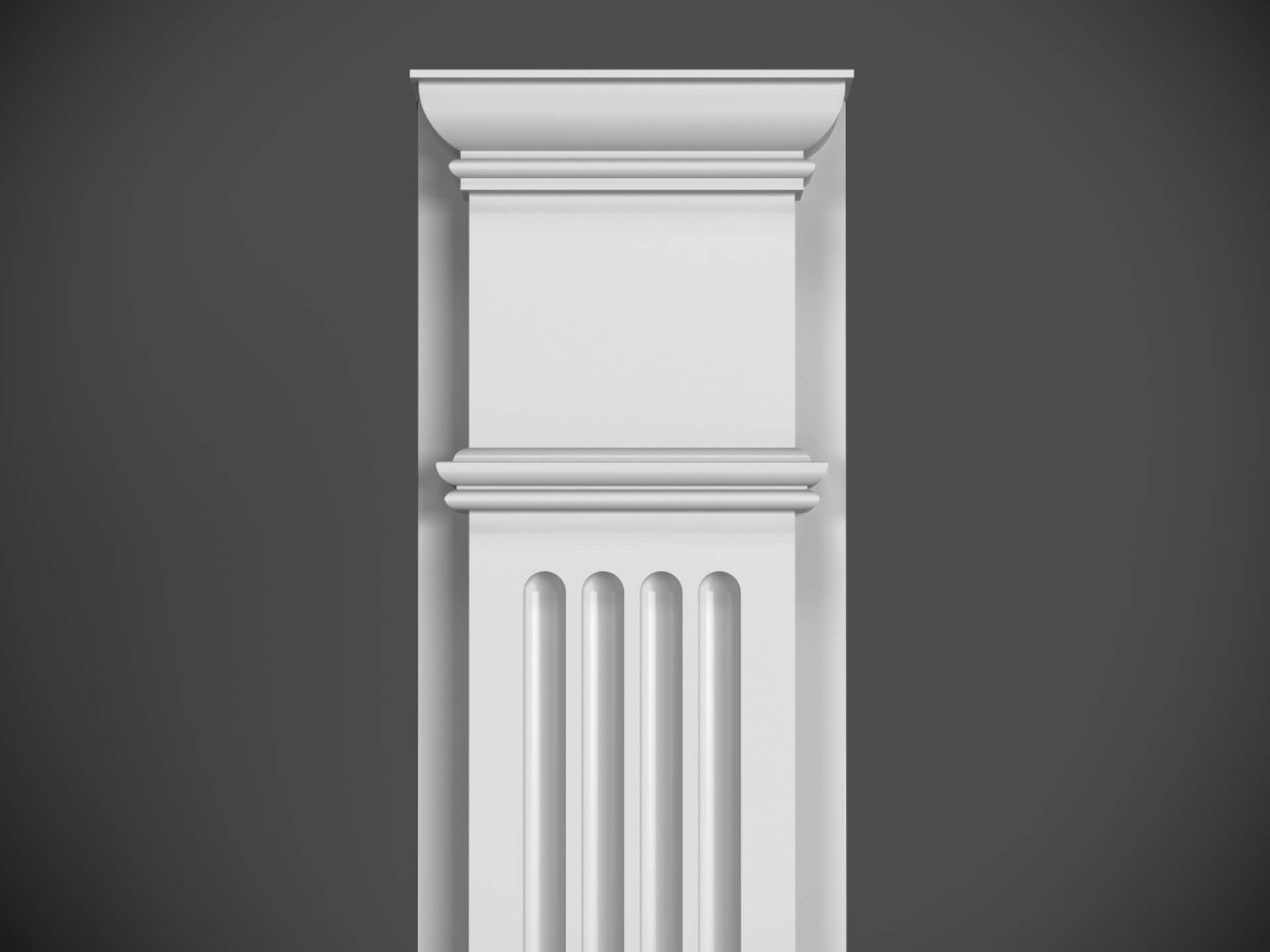 +150 Pilasters Collection Kitbash - 3D Model by engmianoa