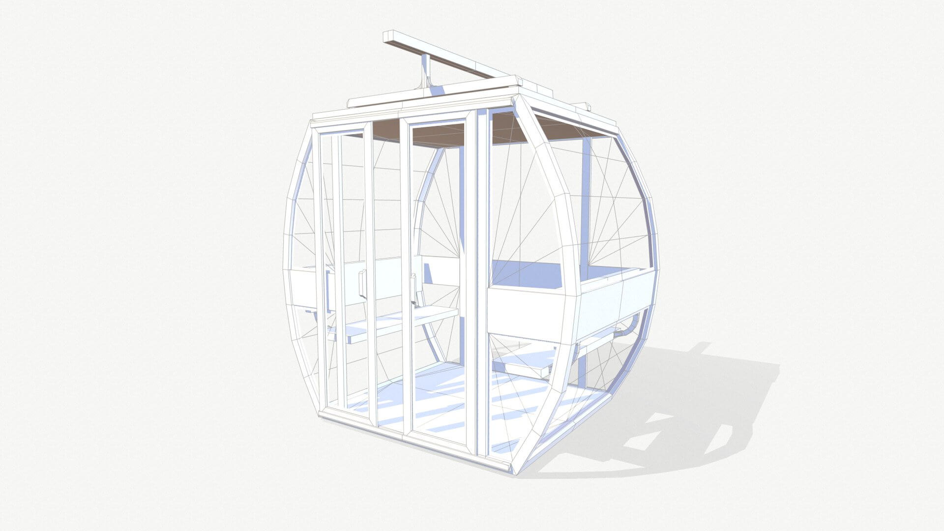 Ferris Wheel Cart - 3D Model by Enkarra