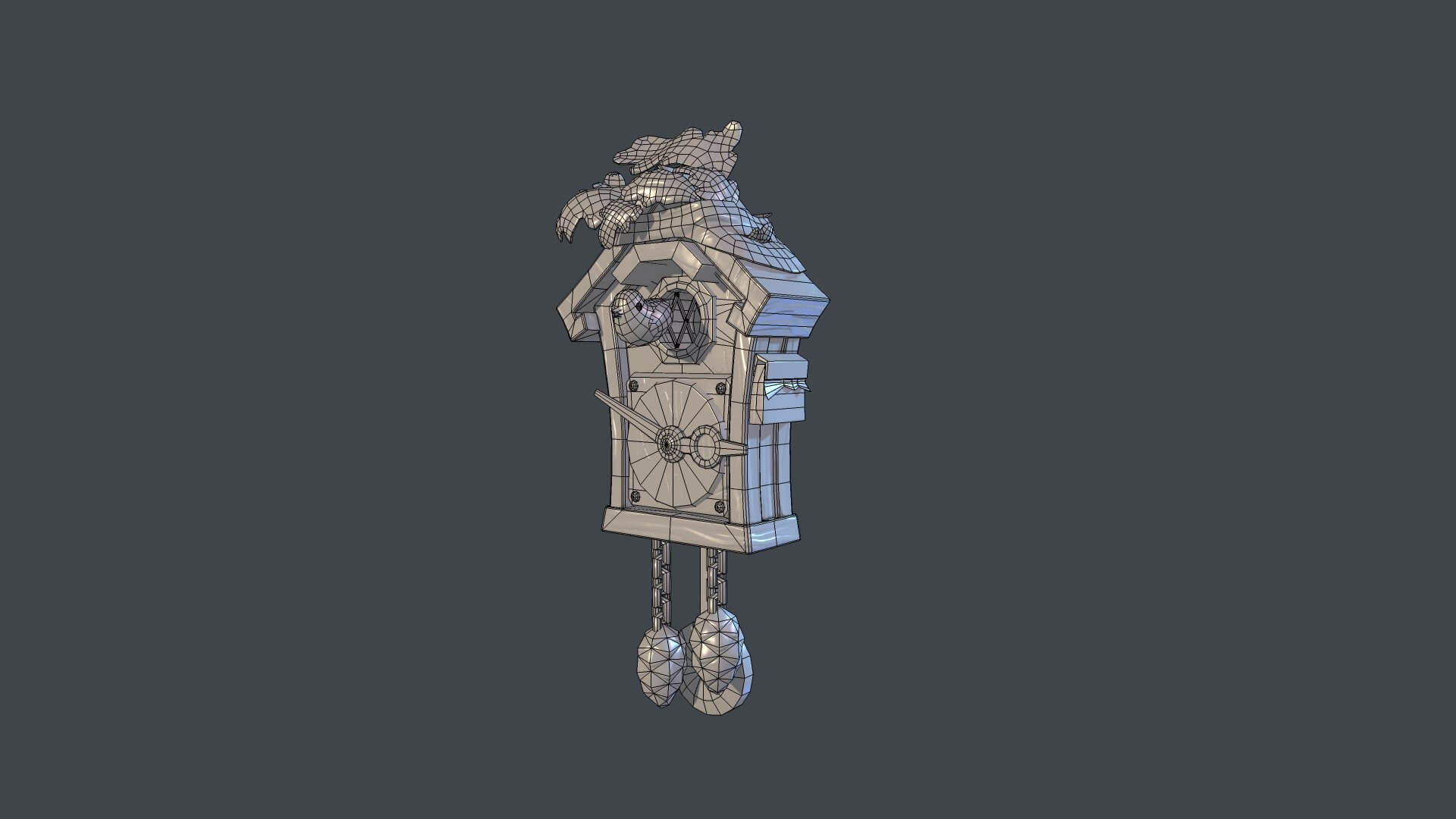 Cuckoo Clock - 3D Model by Enkarra