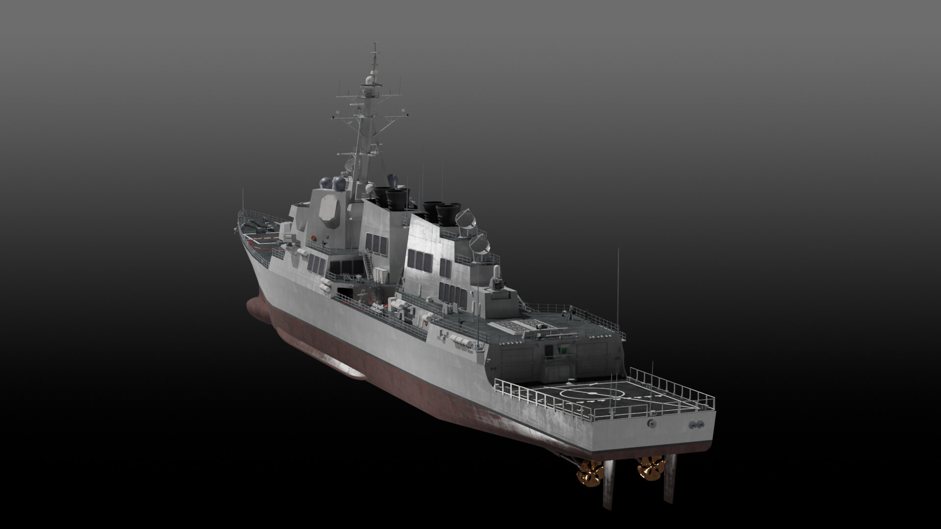 Arleigh Burke Flight Iia - 3D Model by ennuishao