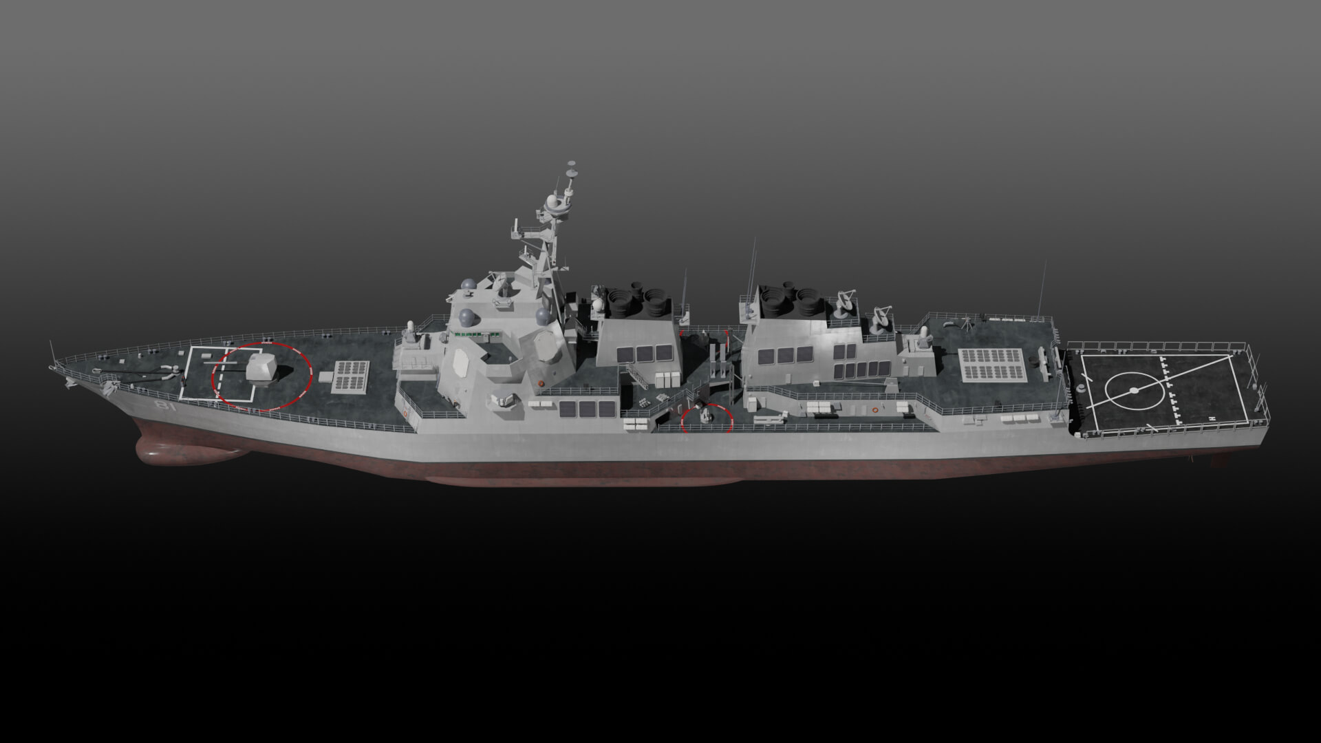 Arleigh Burke Flight Iia - 3D Model by ennuishao