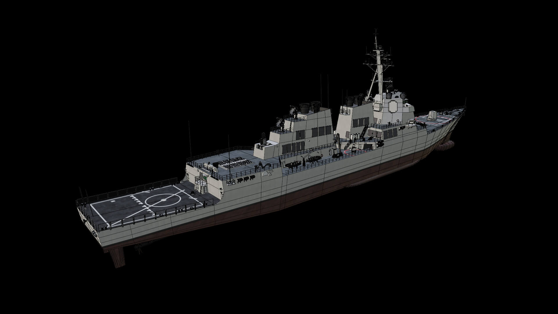 Arleigh Burke Flight Iia - 3D Model by ennuishao