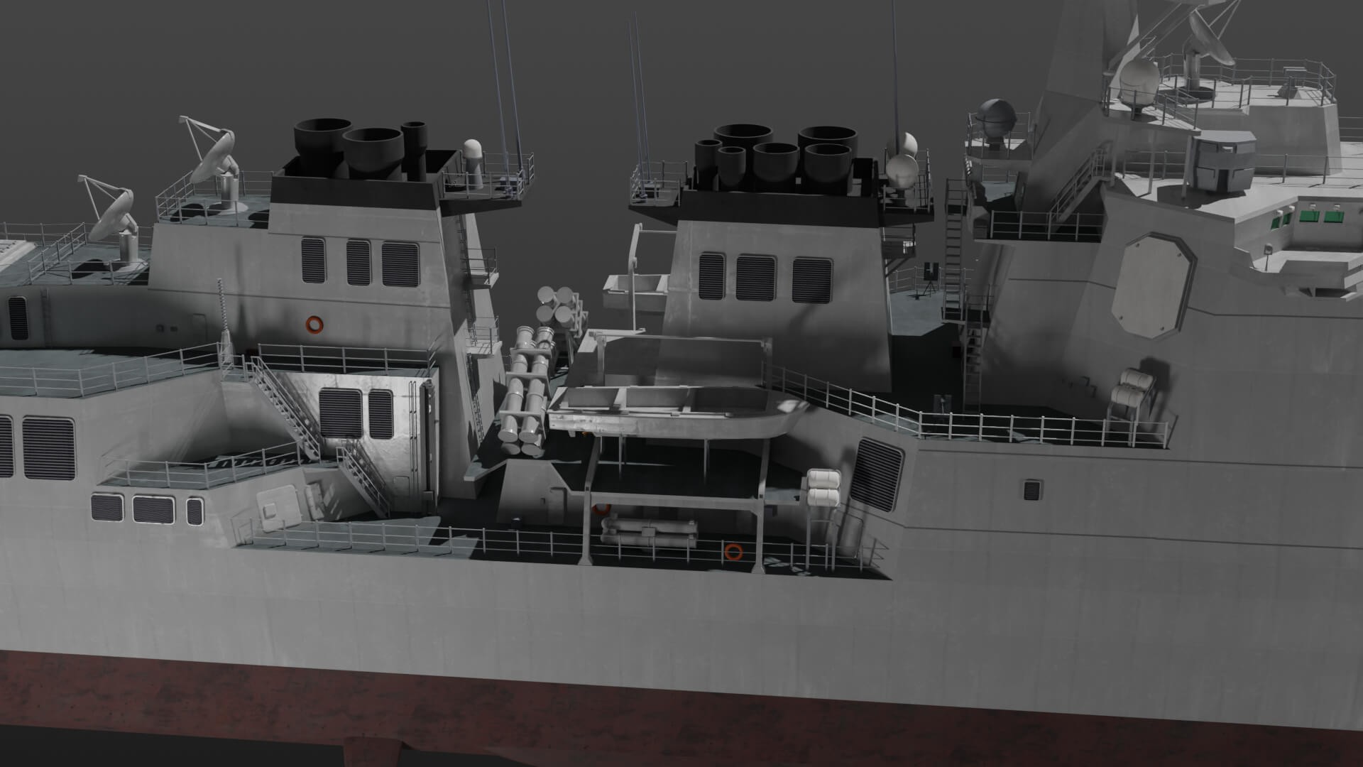 Atago Class Destroyer - 3D Model by ennuishao