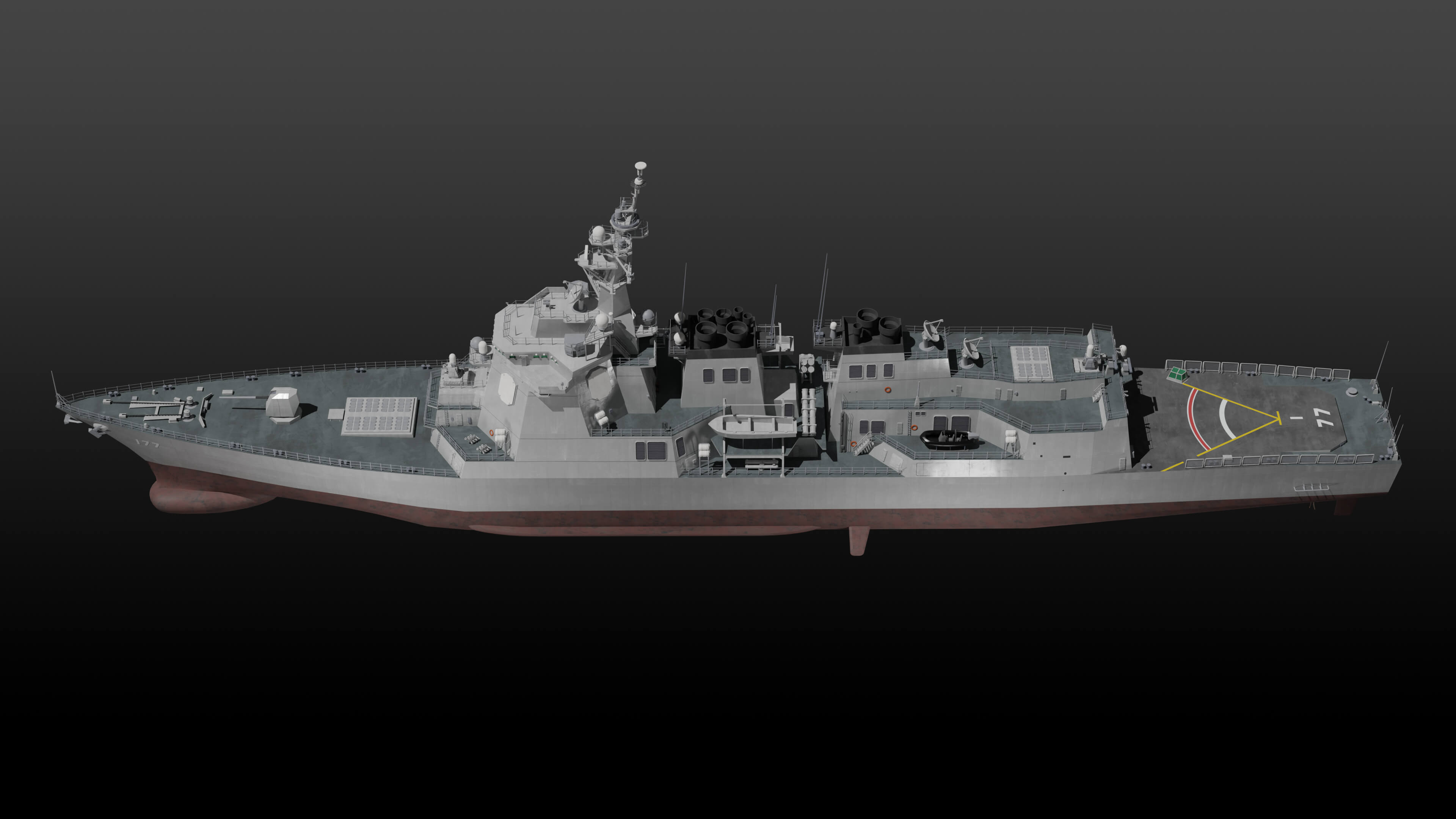 Atago Class Destroyer - 3D Model by ennuishao