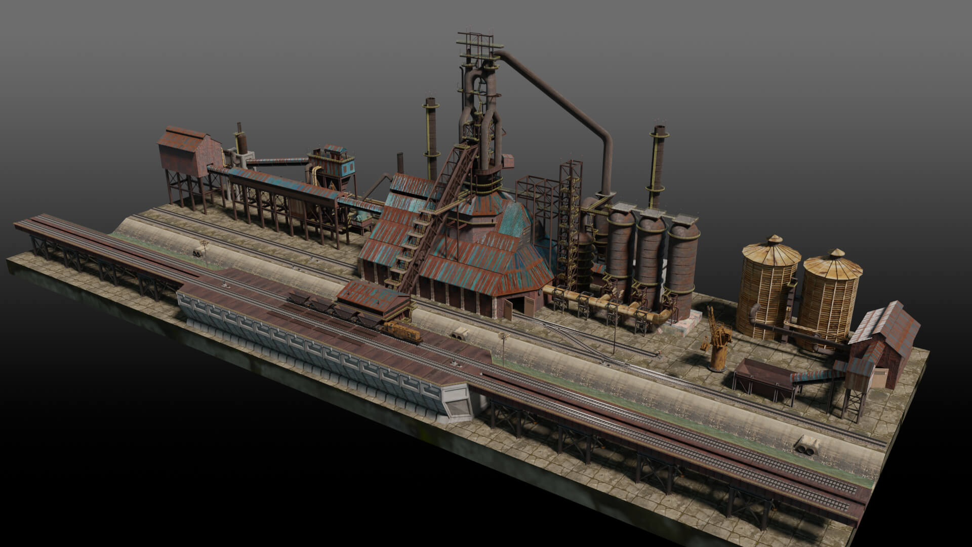 Blast Furnace - 3D Model by ennuishao