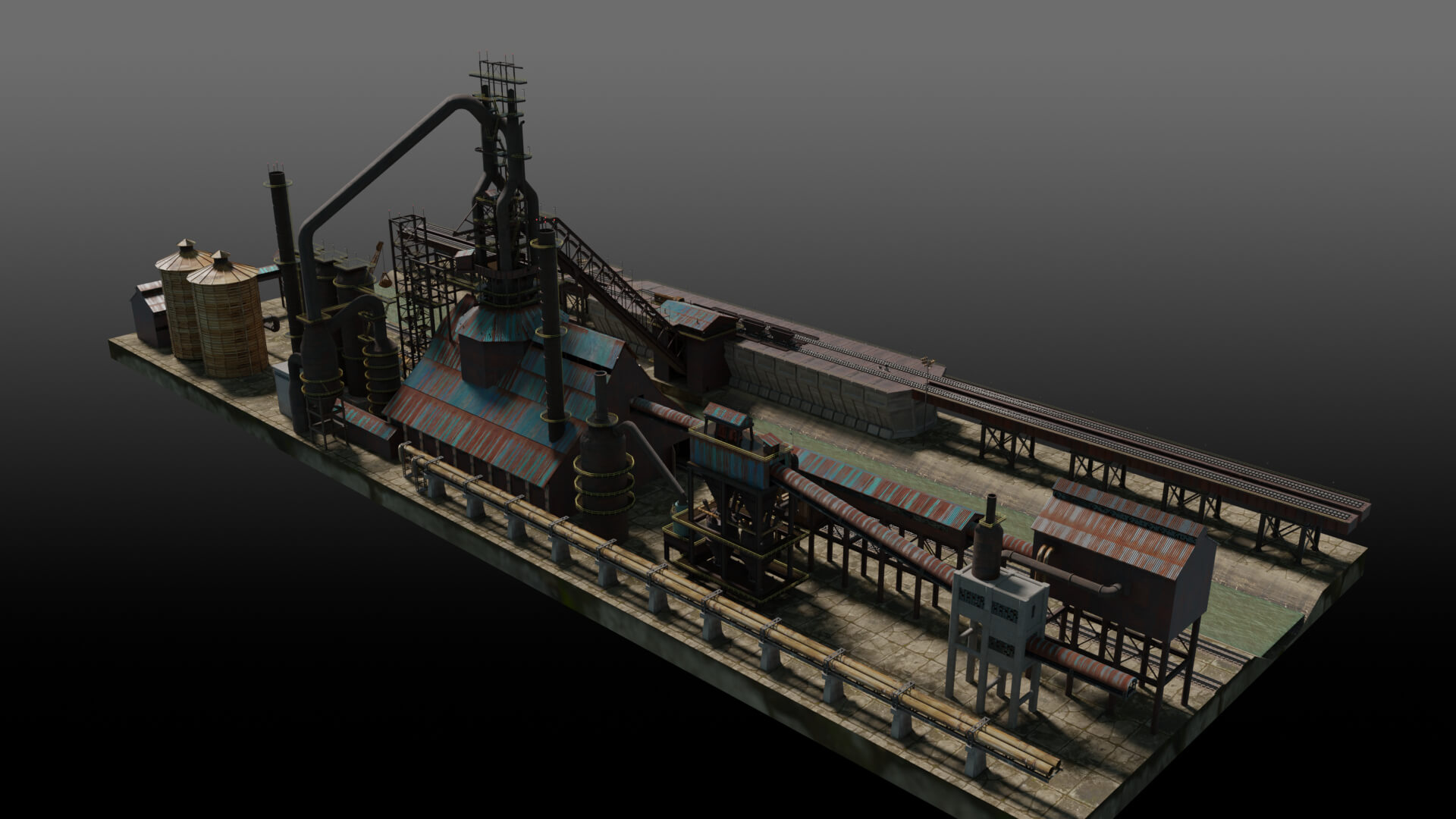 Blast Furnace - 3D Model by ennuishao