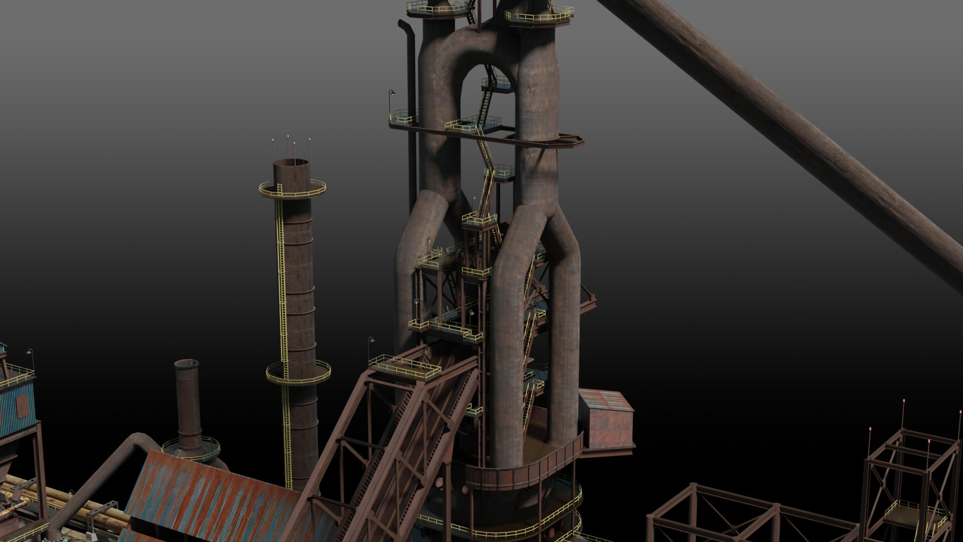 Blast Furnace - 3D Model by ennuishao