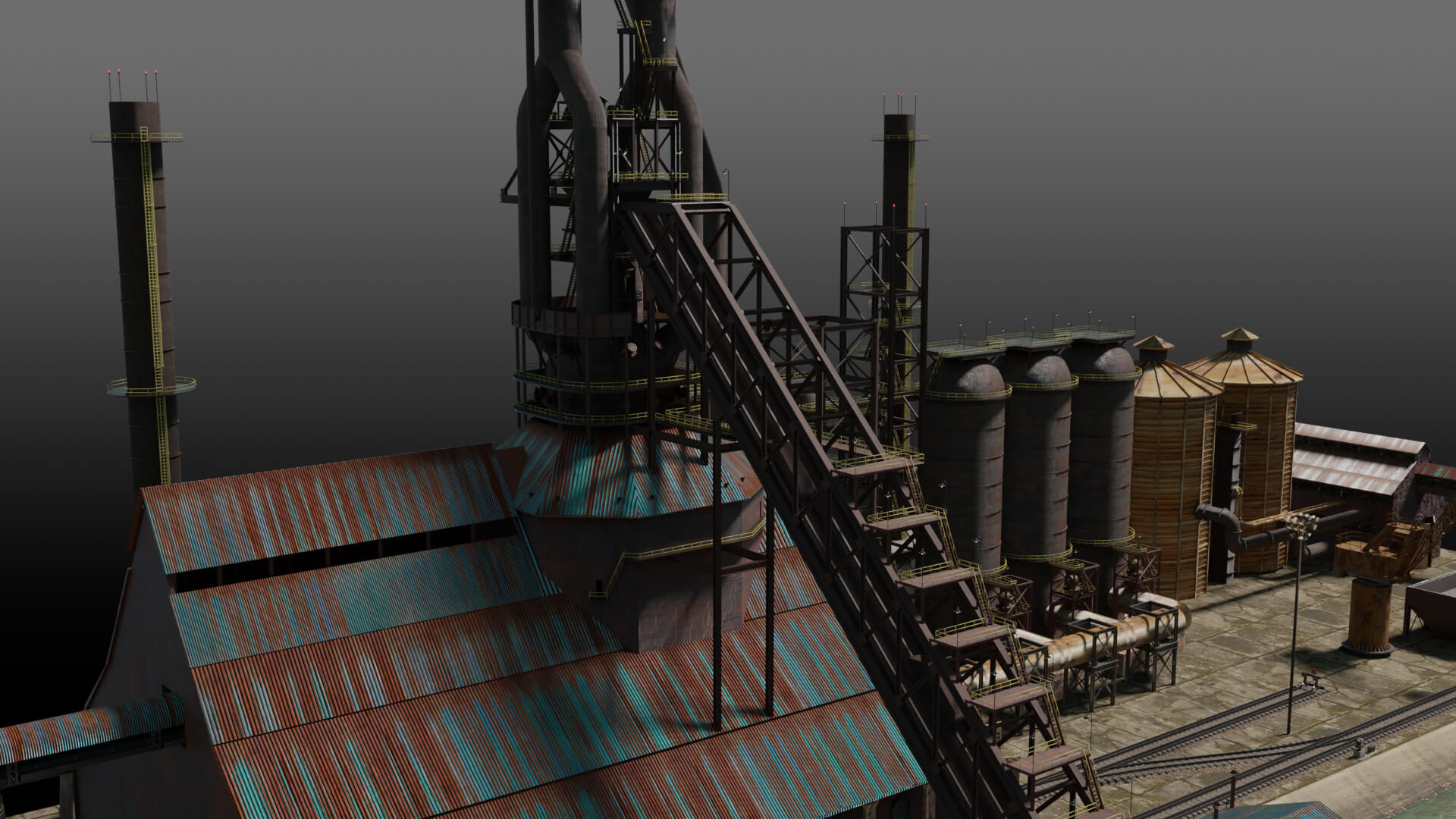 Blast Furnace - 3D Model by ennuishao