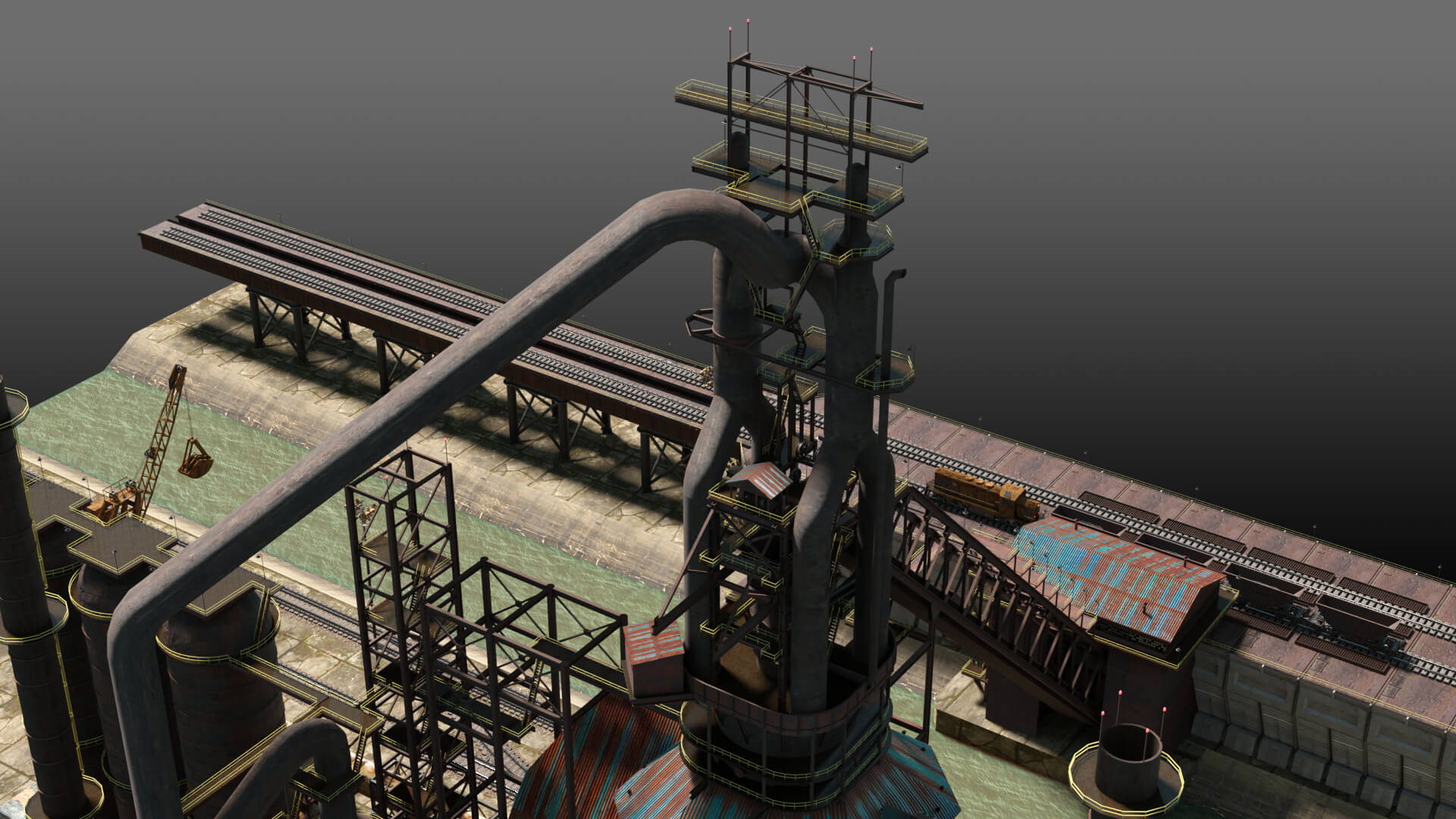 Blast Furnace - 3D Model by ennuishao