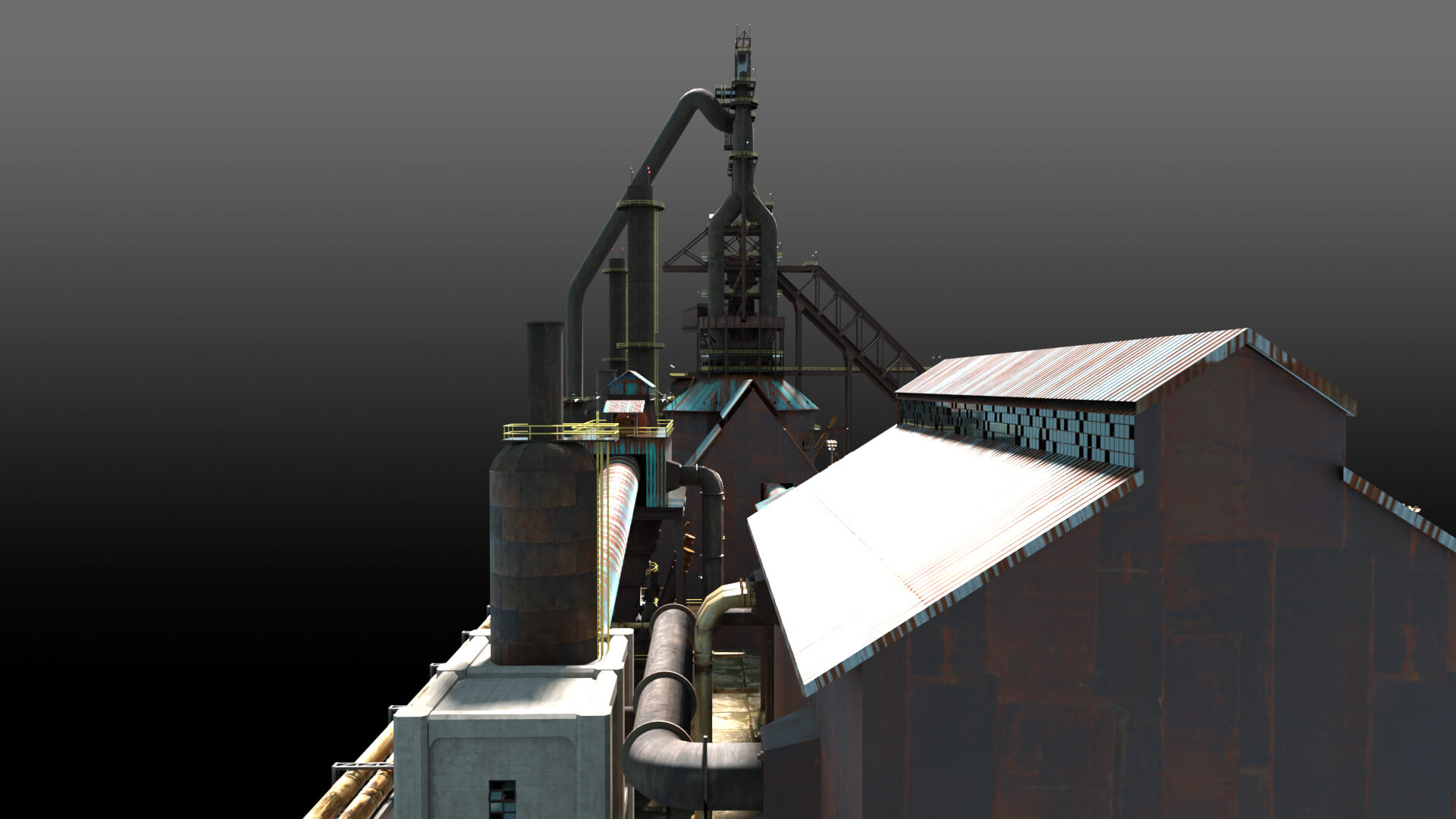 Blast Furnace - 3D Model by ennuishao