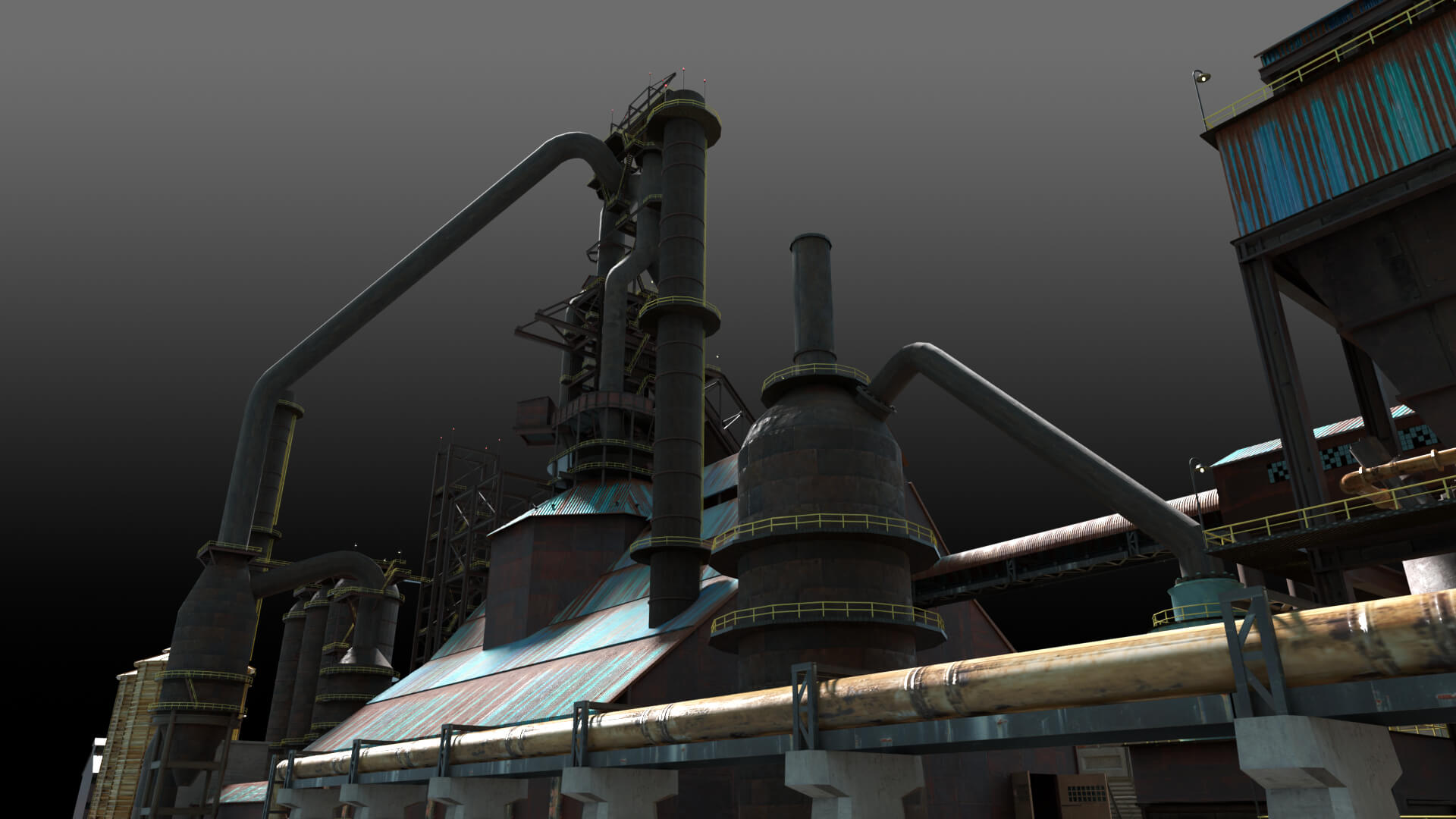 Blast Furnace - 3D Model by ennuishao