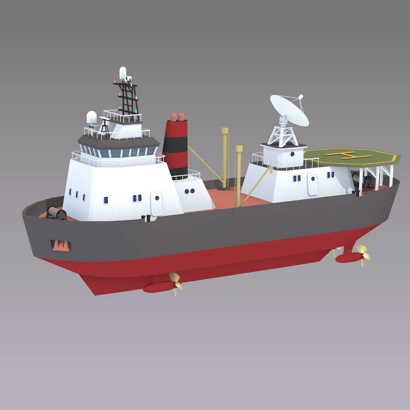 Cartoon Ice Breaker - 3D Model by ennuishao