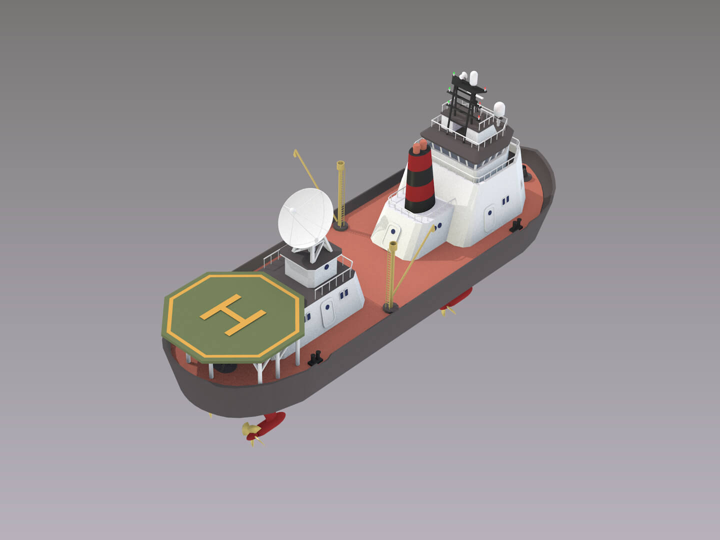 Cartoon Ice Breaker - 3D Model by ennuishao