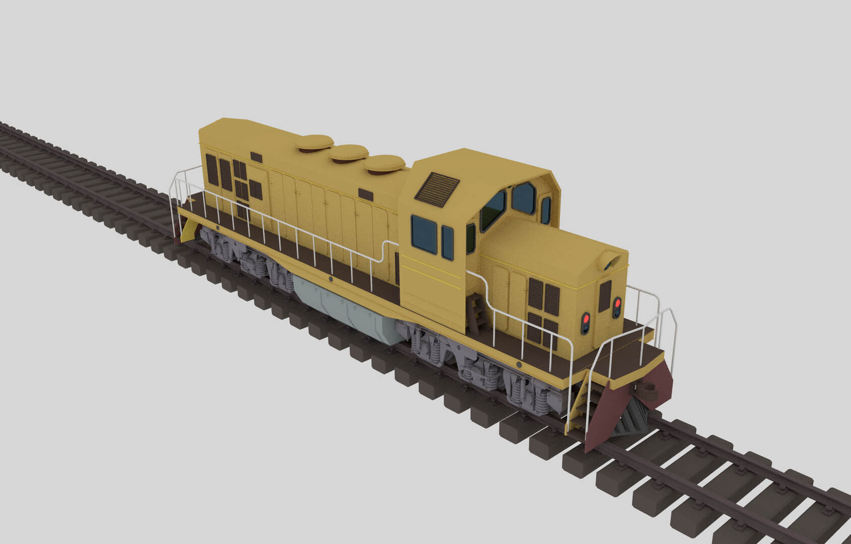 Cartoon Train Collection - 3D Model by ennuishao
